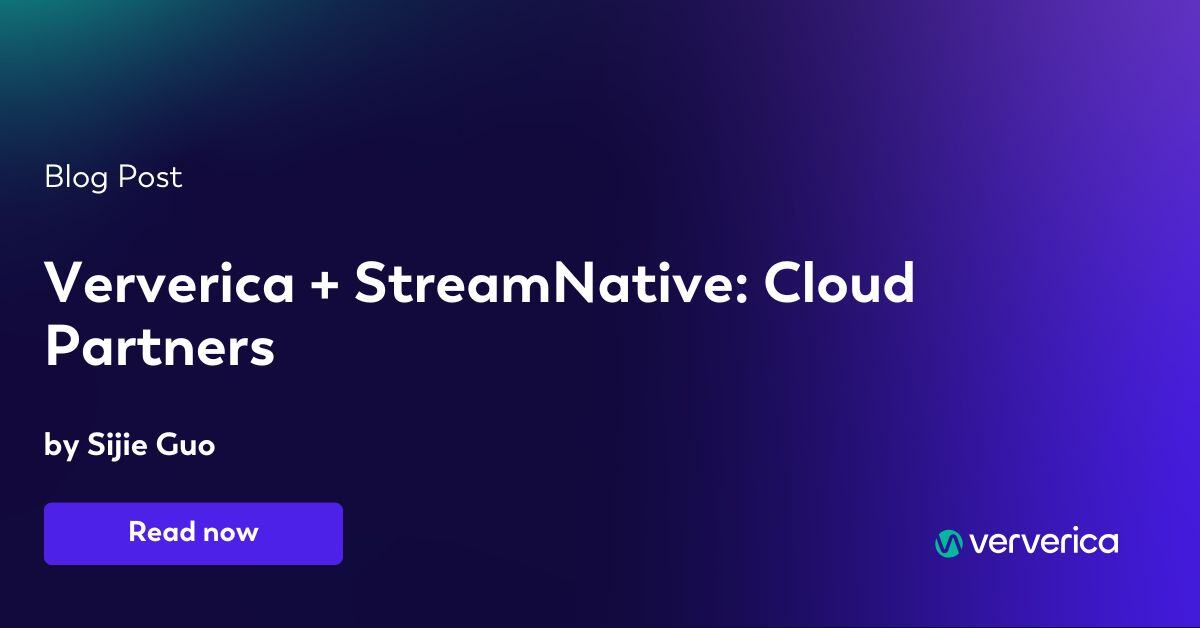 Ververica + StreamNative: Cloud Partners